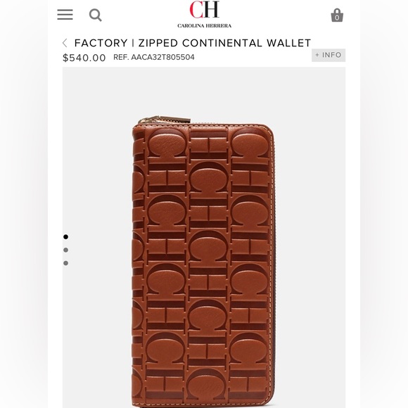 Carolina Herrera | Bags | New Ch Wallet Only Used Once Nueva Cartera De ...